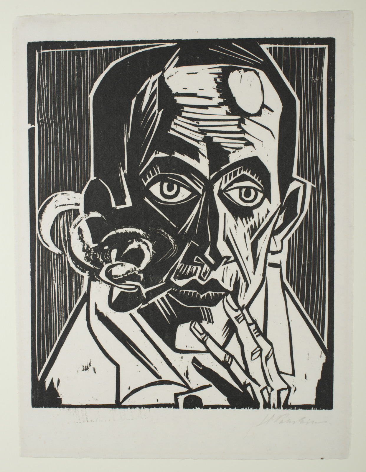 Self-Portrait with Pipe - Saint Louis Art Museum